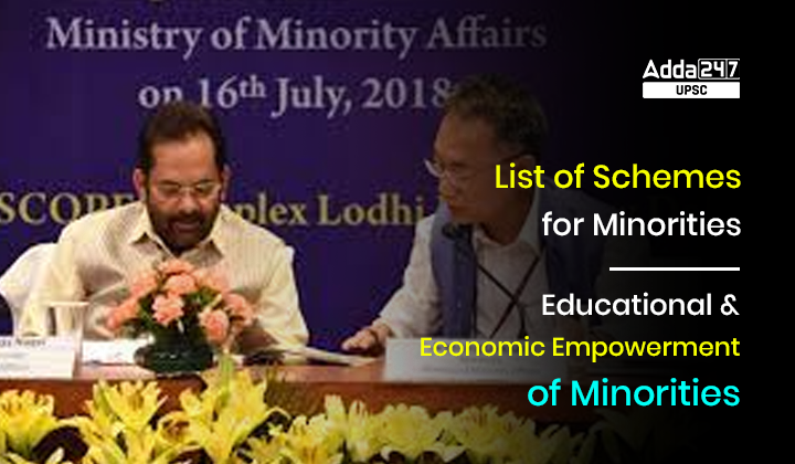 List of Schemes for Minorities- Educational and Economic Empowerment of ...