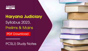 Maharashtra Judiciary Syllabus 2023, Prelims & Main PDF Download