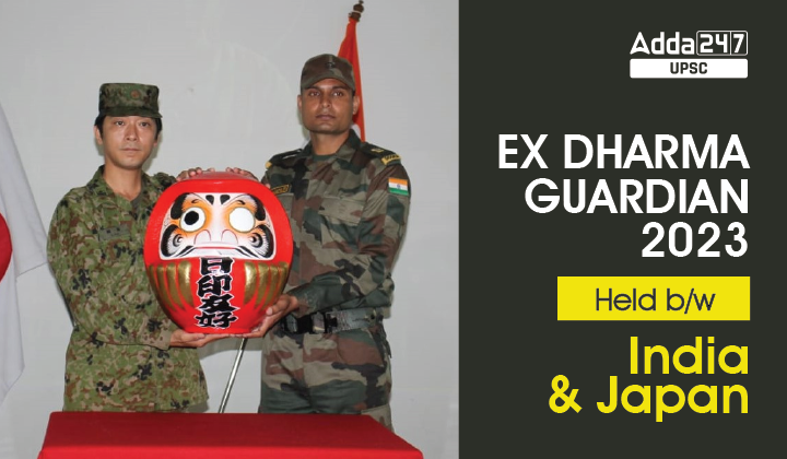 EX DHARMA GUARDIAN 2023 held between India and Japan