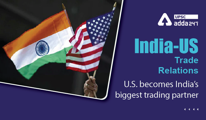 India-US Trade Relations- U.S. becomes India's biggest trading partner