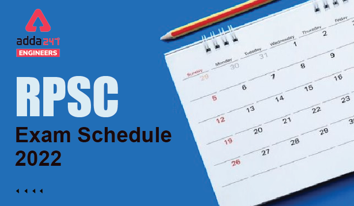 RPSC Exam Schedule 2022, Download RPSC Notice PDF