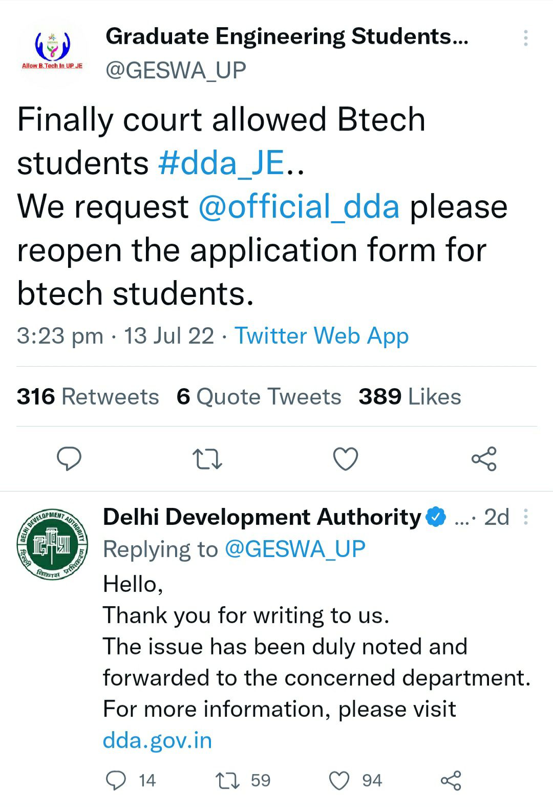 DDA JE Exam 2022: Is B.Tech Allowed?, Check Latest DDA JE Exam Update ...