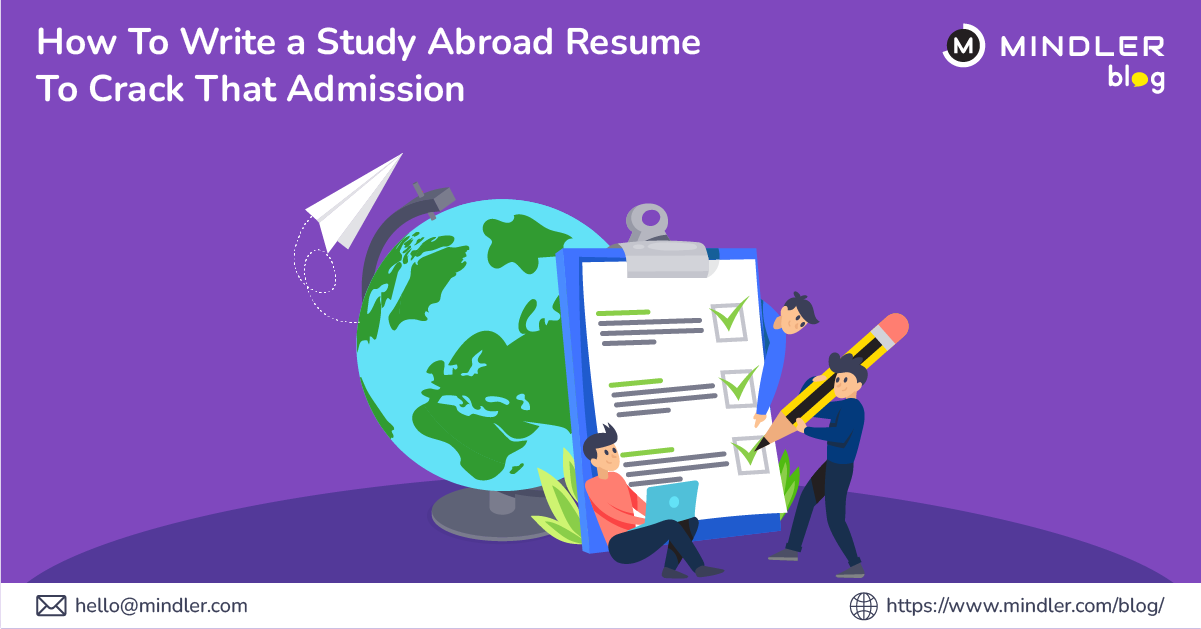 How to Write a Study Abroad Resume to Crack That Admission?