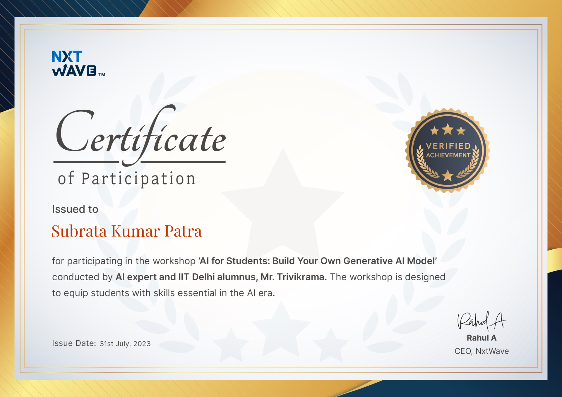 Subrat Kumar Patra - Biju Patnaik University of Technology, Odisha ... Subrat Kumar Patra - Biju Patnaik University of Technology, Odisha ...