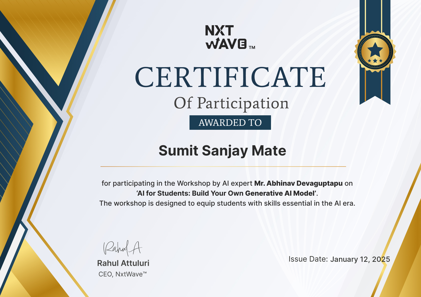 Sumit Mate - Student - SKNCOE, Pune | IT Engineer | LinkedIn
