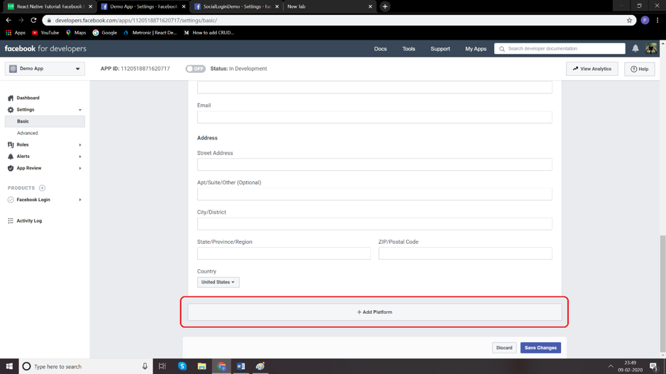 React Native Social Login – Facebook | Codeplateau Technology Solutions