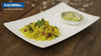 Peanut Poha Recipe for Kids, Quick & Easy