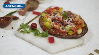Ragi Pizza Recipe for Kids, Quick & Easy | Ask Nestle