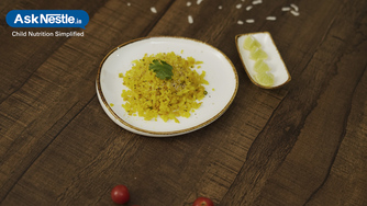 Jain Poha Recipe for Kids, Quick & Easy