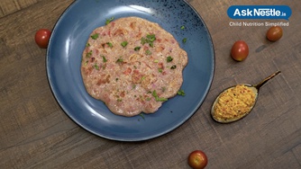 Vegetable Ragi Uttapam With Garlic Chutney Recipe | Ask Nestle