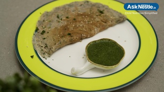 Multigrain Dosa With Mint Coriander Chutney Recipe for Kids, Quick & Easy