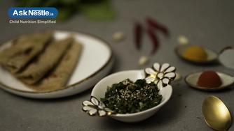 Palak Peanut Dry Vegetable With Oil Recipe for Kids, Quick & Easy ...