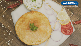 Stuffed Urad Dal Poori Recipe for Kids, Quick & Easy