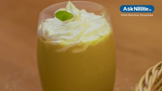 Mango Shake With Soy Milk And Sugar Recipe for Kids, Quick & Easy