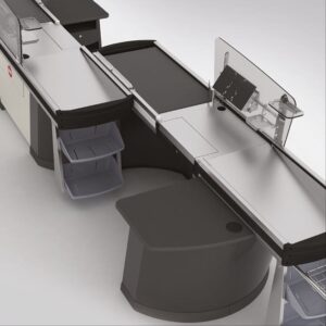 Tandem Checkout Couner - Double Cash Counter - Twin Check out