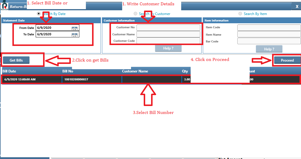 KB-0005 How to make a Return – Cash Refund – Animo RETAIL Knowledge Base