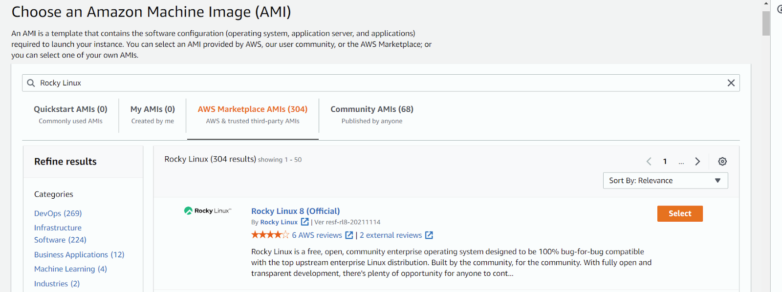 Installation of Rocky Linux 8 on AWS Ec2 Instance for CCE : Support ...