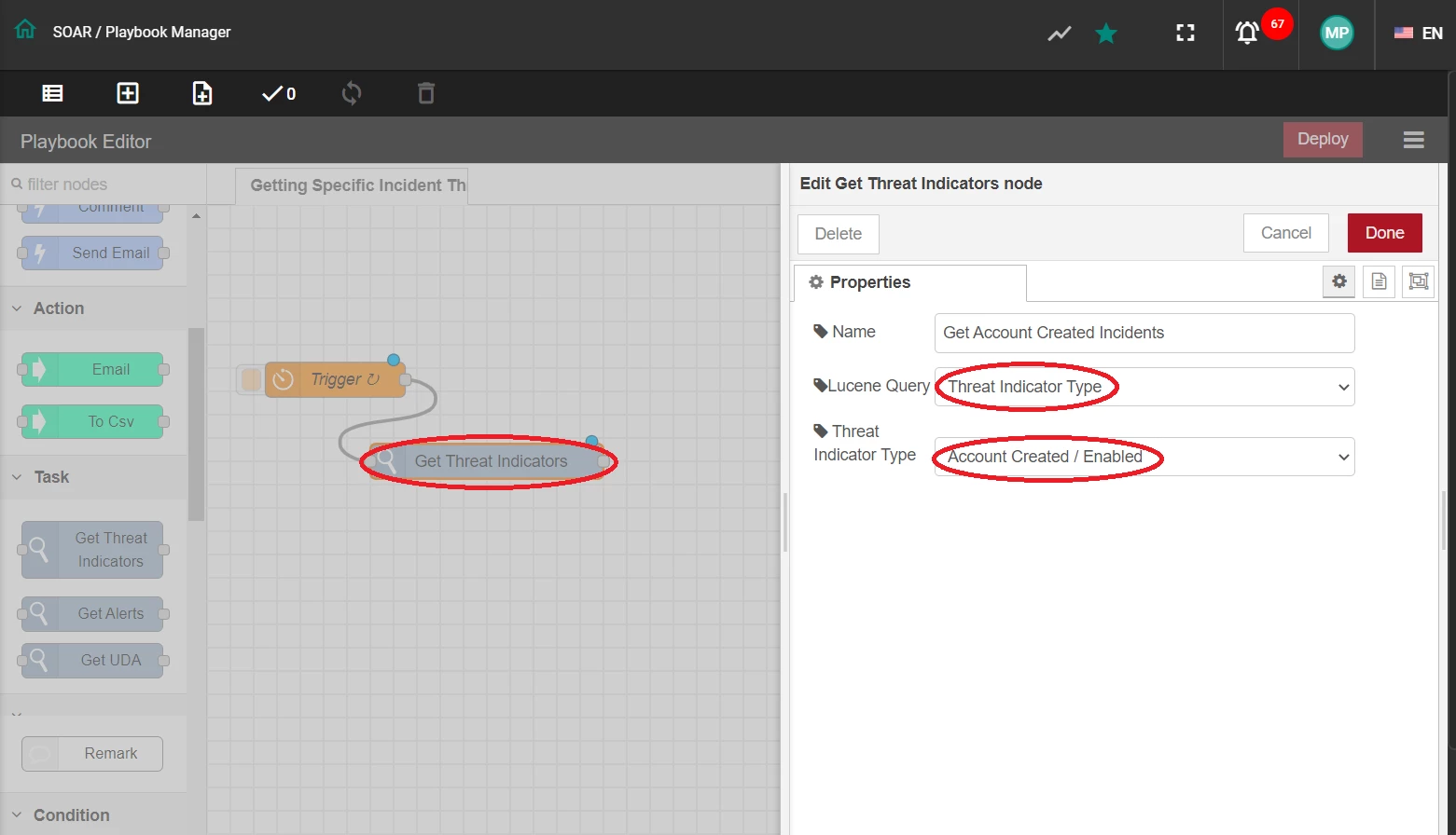 Soar Playbook Use Cases Support Services