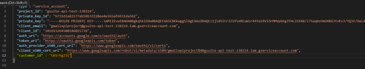 Configuration of The G-Suite : Support Services