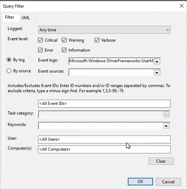 Event Collection at Windows Collector Server : Support Services