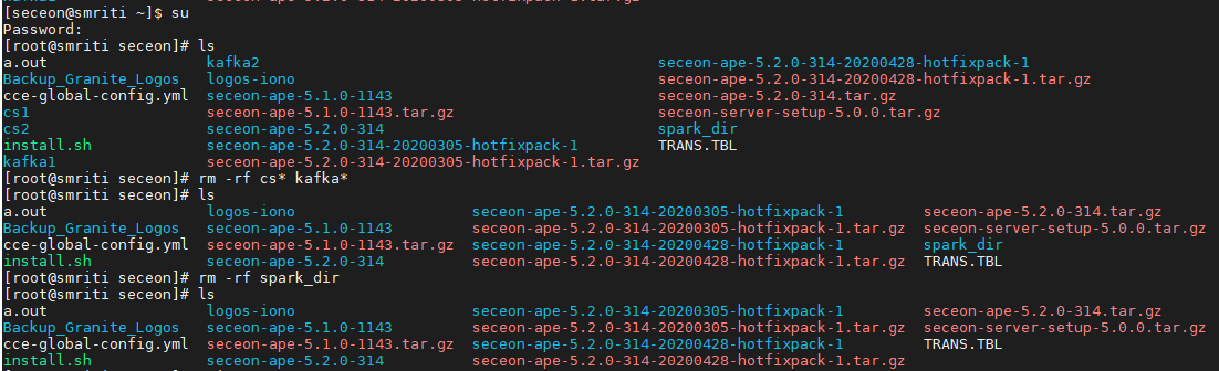 Steps for downgrading : Support Services