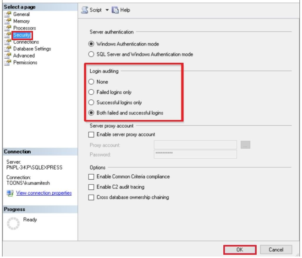 Microsoft SQL Server through NXLog : Support Services