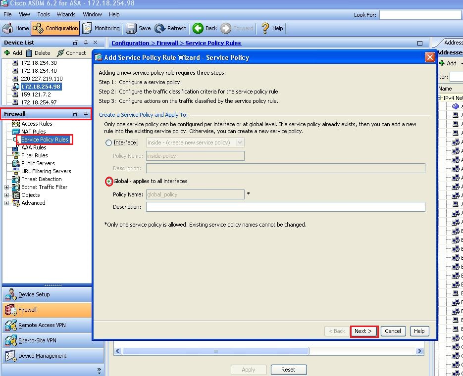 Configuring NetFlow On The Cisco ASA With ASDM : Support Services