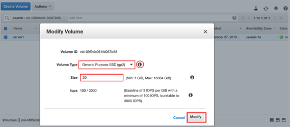 Extending Disk on AWS APE : Support Services