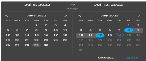 Backup Process for the APE : Support Services