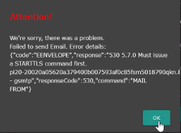 E-Mail Setting Troubleshooting : Support Services