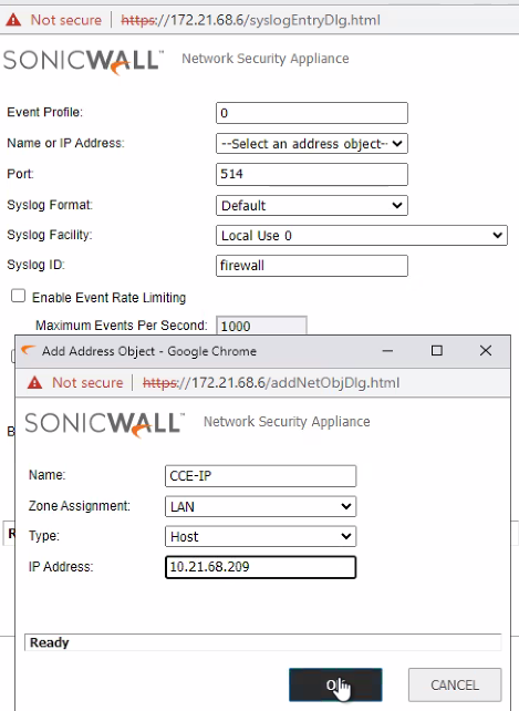 Configure Syslog and Netflow from the SonicWall Firewall : Support Services