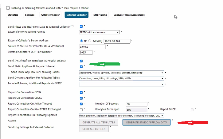 Configure Syslog and Netflow from the SonicWall Firewall : Support Services