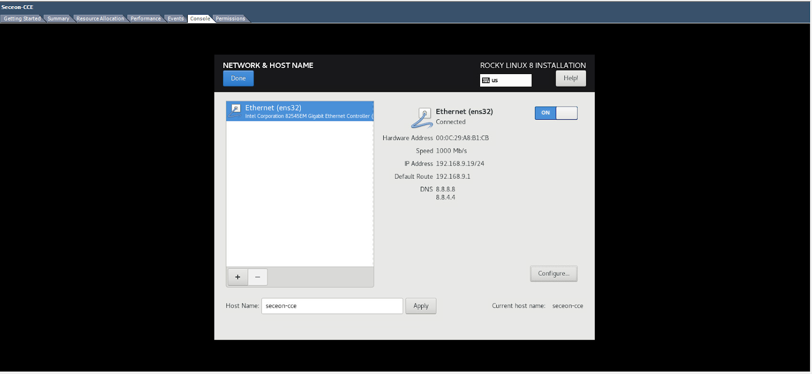 Seceon CCE Installation : Support Services