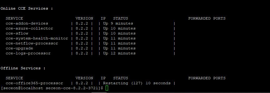 Troubleshooting: CCE Known Issues : Support Services