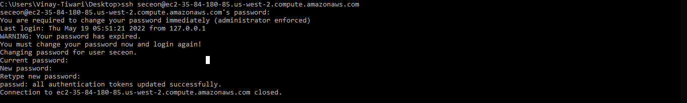 Seceon CCE Installation : Support Services