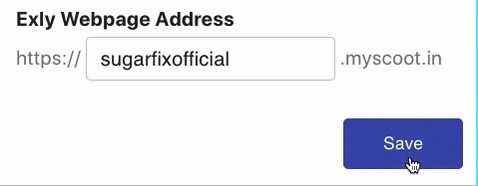 Let's Customize: Manage your webpage details and appearance : Exly