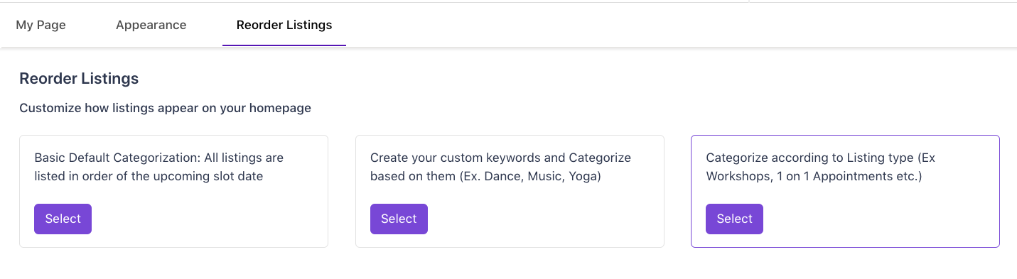 Let's Customize: Manage your webpage details and appearance : Exly