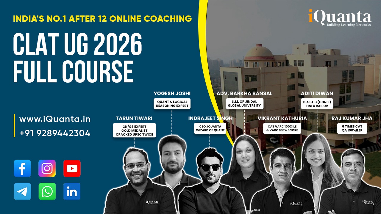 CLAT Full Course 2026 | CLAT UG Preparation by iQuanta
