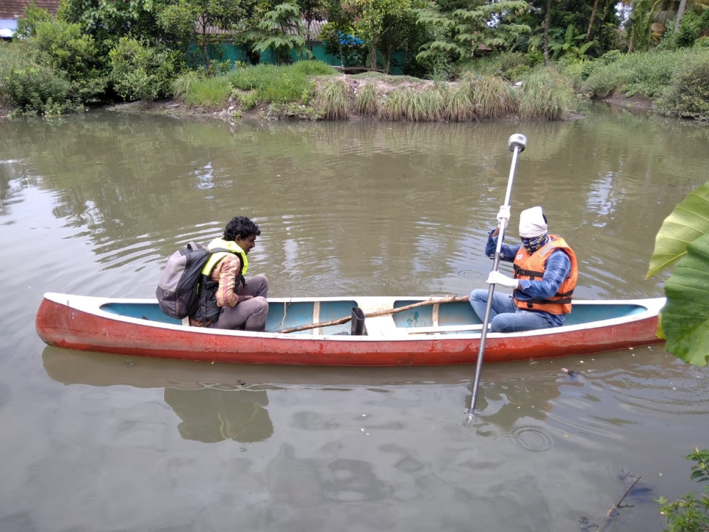 Bathymetric Survey – Thevara Canal-1 – Kochi Metro Rail Ltd.