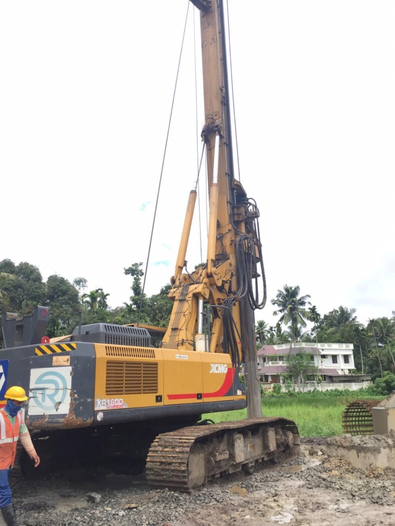 Station test pile – Kochi Metro Rail Ltd.