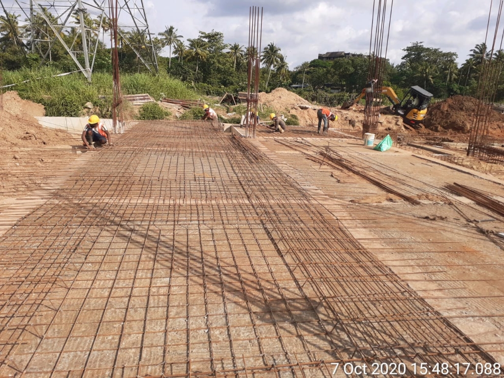 20201009- Vyttila terminal grade slab reinforcement works (07-10-2020 ...