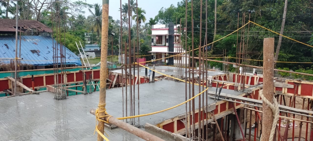 20210101- Eloor site work in progress- 30-12-2020 - Kochi Metro Rail Ltd.