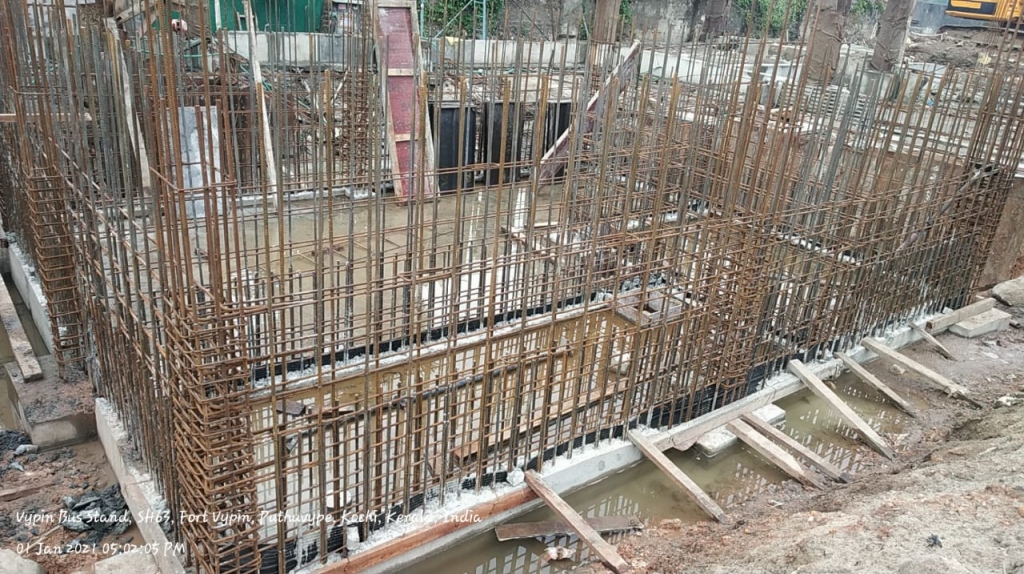 20210101- Vypeen site UG sump work in progress- 01-01-2021 – Kochi ...