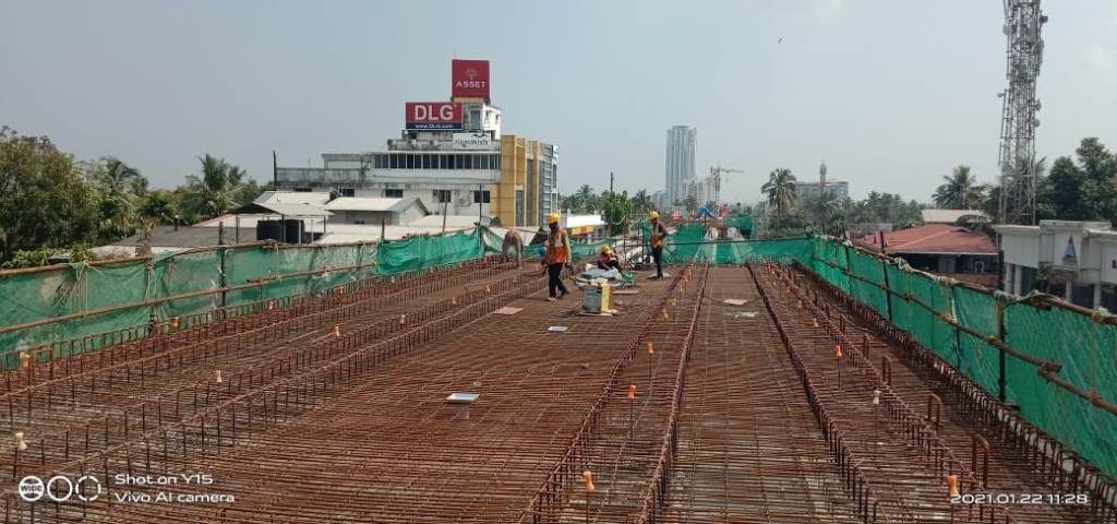 Deck Salb Work in progress – Kochi Metro Rail Ltd.