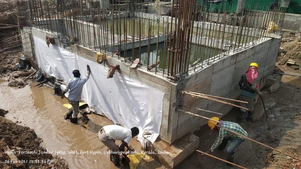 20210206- Vypeen UG sump water proofing on 06-02-2021 - Kochi Metro ...