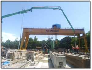 P1042-1043-G1 Girder Concreting - Kochi Metro Rail Ltd.