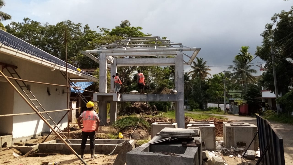 20210617- Eloor DG platform truss work in progress 8-6-2021 - Kochi ...