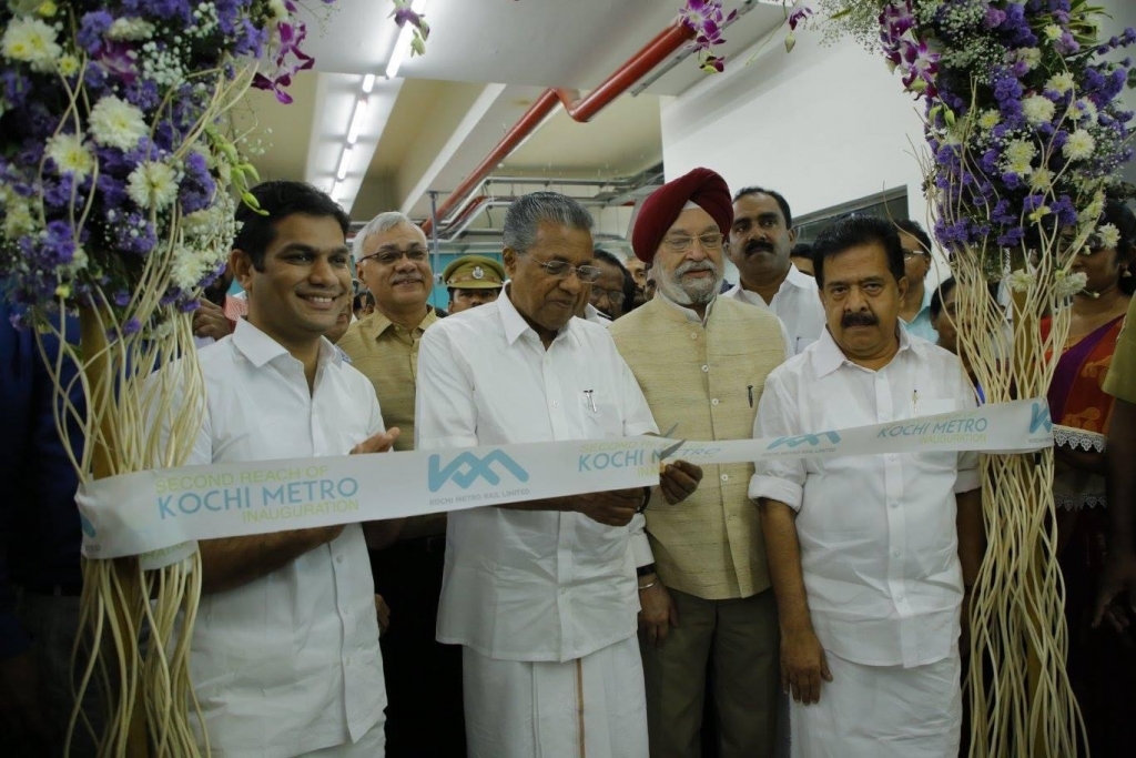 Inauguration of Phase 1-B – Kochi Metro Rail Ltd.
