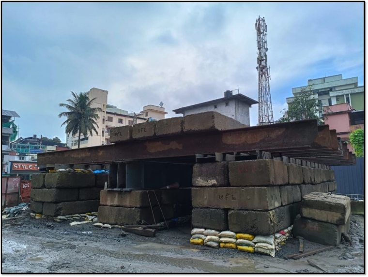 Block loading work in progress for Load Test at Vadakkekotta Station ...