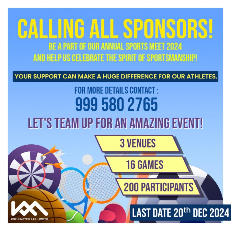 sponsorship – Kochi Metro Rail Ltd.